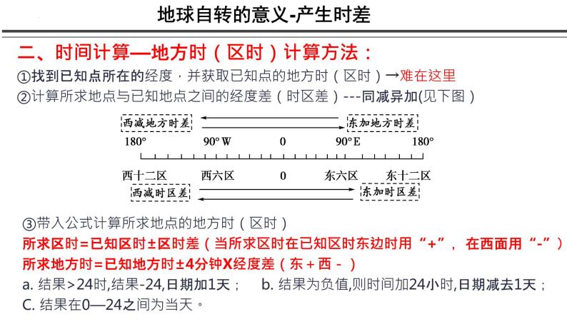 2023届高考地理一轮复习 课件 53 地方时与区时的计算 教习网课件下载
