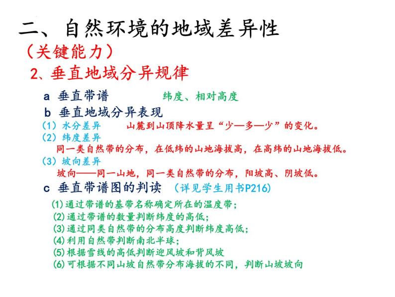 2022届高考地理一轮复习课件自然环境的整体性与差异性、自然灾害 知识串讲 教习网课件下载