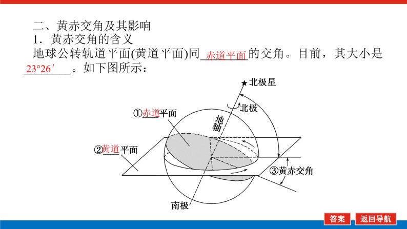 2023新教材高中地理复习课件：第5讲 地球公转的地理意义 教习网课件下载