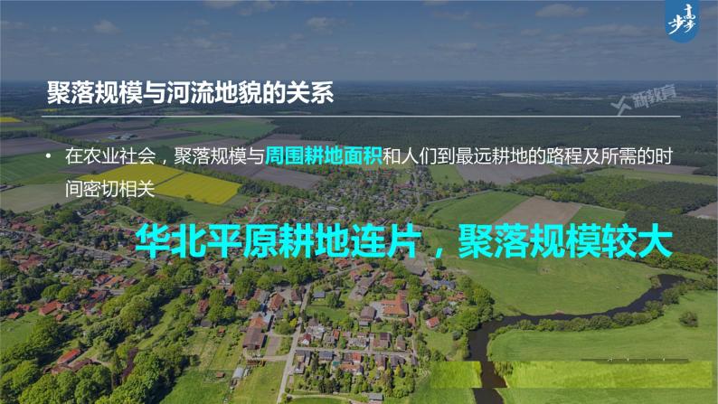 新高中地理高考2023年高考地理一轮复习(新人教版) 第1部分 第5章 第3讲 课时34 河流地貌对聚落分布的影响课件ppt 教习网课件下载