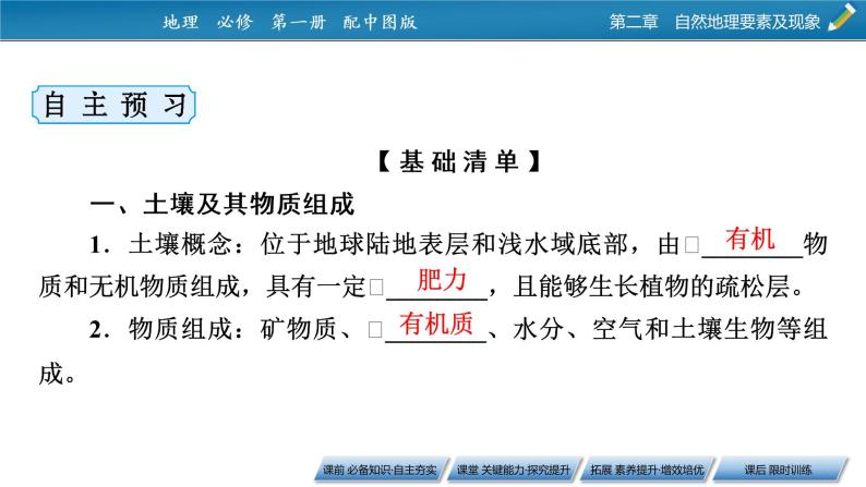 地理必修 第一册第六节 土壤的主要形成因素课文内容课件ppt 教习网课件下载