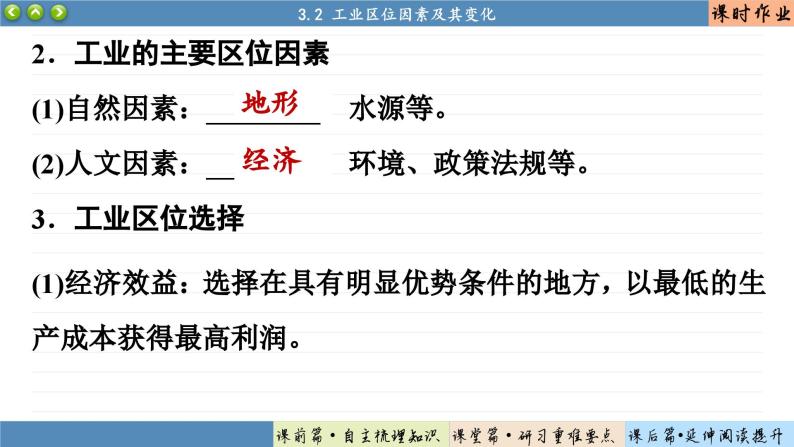 高中地理人教版 2019必修 第二册第二节 工业区位因素及其变化一等奖课件ppt 教习网课件下载