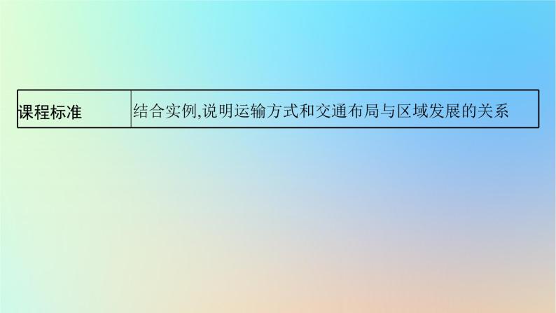 适用于新教材2024版高考地理一轮总复习第二部分人文地理第九单元环境与发展第1节交通运输与区域发展课件鲁教版 教习网课件下载