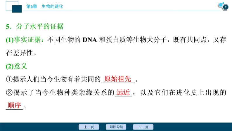 高中生物人教版 2019必修2《遗传与进化》第1节 生物有共同祖先的证据图片课件ppt 教习网课件下载