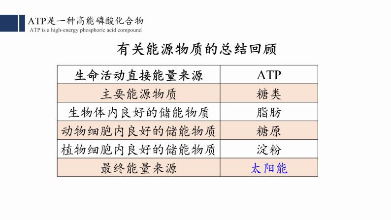 高中生物人教版 2019必修1《分子与细胞》第2节 细胞的能量 货币”atp课堂教学ppt课件 教习网课件下载