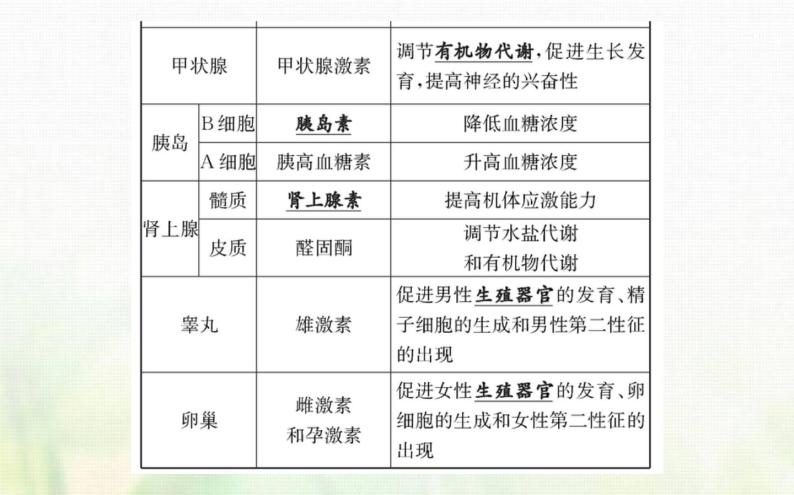 高中第1节 激素与内分泌系统备课课件ppt 教习网课件下载
