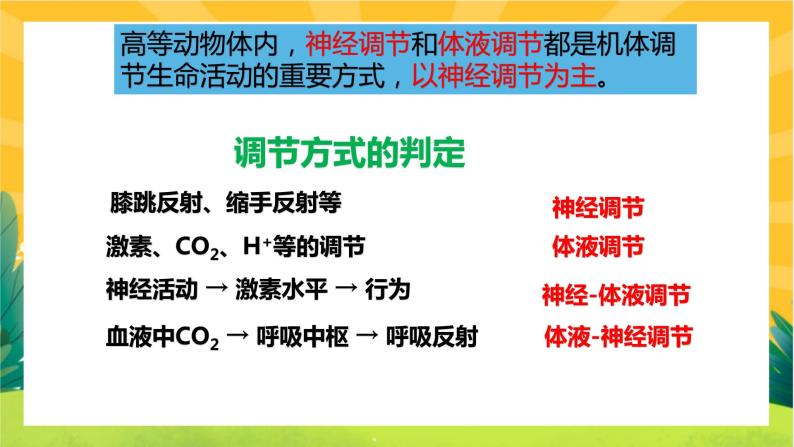 人教版 2019选择性必修1第3节 体液调节与神经调节的关系精品ppt课件 教习网课件下载