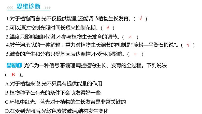 2023届高三生物一轮复习课件：第26讲植物生命活动的调节（第三课时） 教习网课件下载