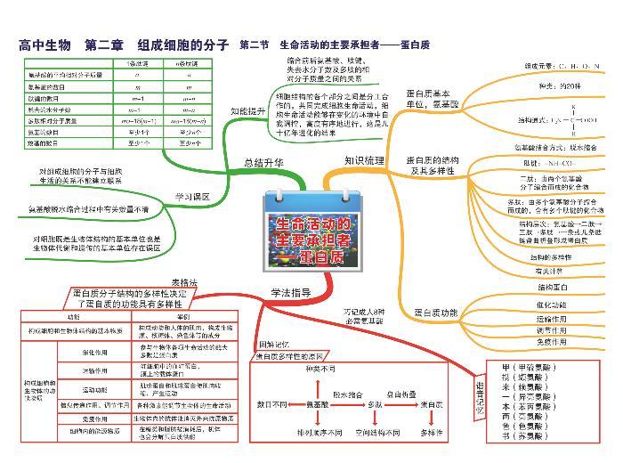 高中生物思维导图 第一章 走进细胞 教习网课件下载