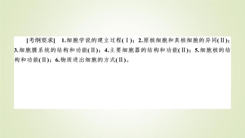 2023届高考生物二轮复习细胞的基本结构和物质输入与输出课件 教习网课件下载