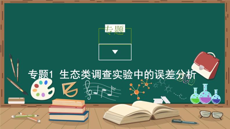 第2章 群落及其演替 专题1 生态类调查实验中的误差分析课件ppt 教习网课件下载