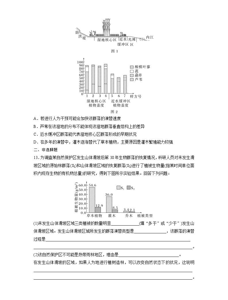 2024届高三生物一轮复习基础夯实练51：群落的主要类型及演替 教习网试卷下载