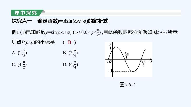 人教A版 (2019)必修 第一册5.6 函数 y=Asin（ ωx ＋ φ）课堂教学ppt课件-教习网|课件下载