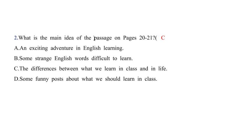 英语Unit 2 Exploring English教学课件ppt-教习网|课件下载