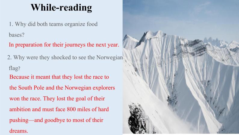 北师大版 (2019)必修 第二册Lesson 3 Race to the Pole教学ppt课件-教习网|课件下载