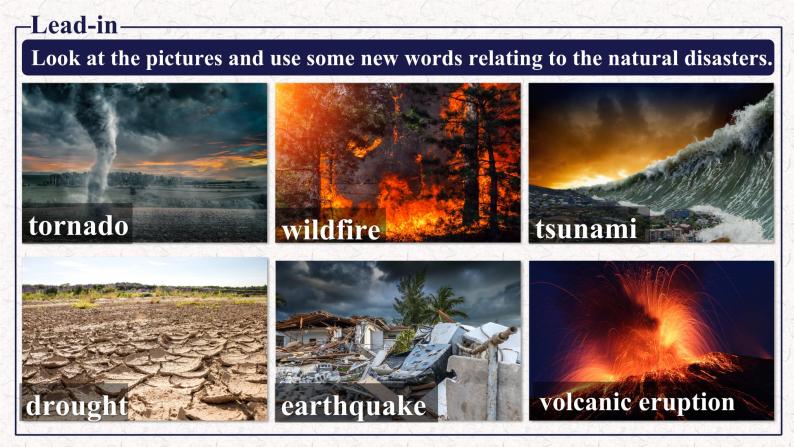 人教版 (2019)必修 第一册Unit 4 Natural disasters精品ppt课件-教习网|课件下载