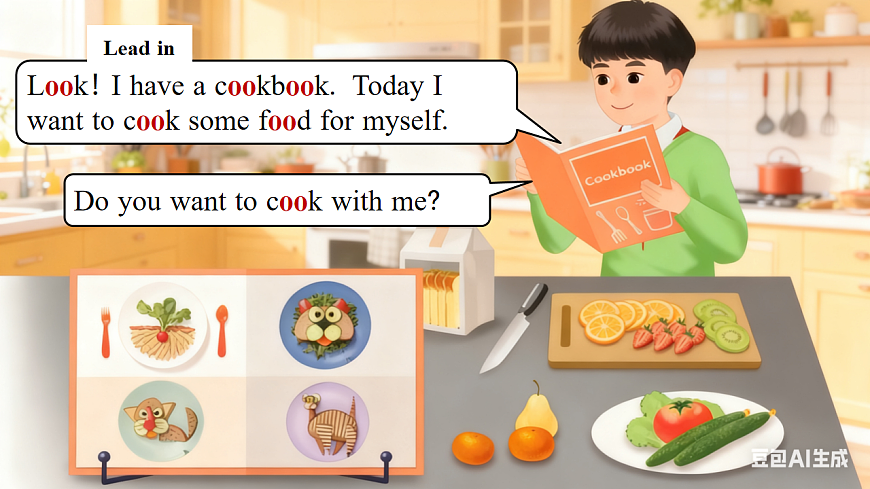 【新教材核心素养】pep版英语五上Unit 5 Food we eat Part A Let's spell 课件+教案+素材-课件下载-教习网